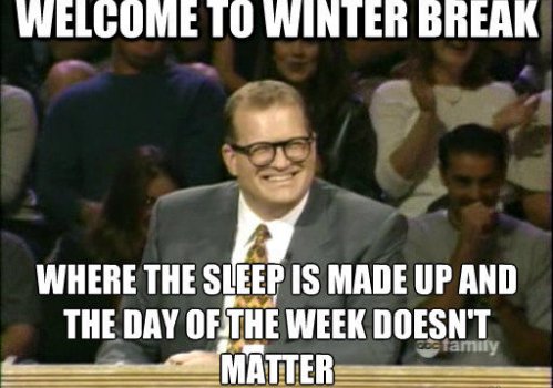 Funny Winter Break Memes